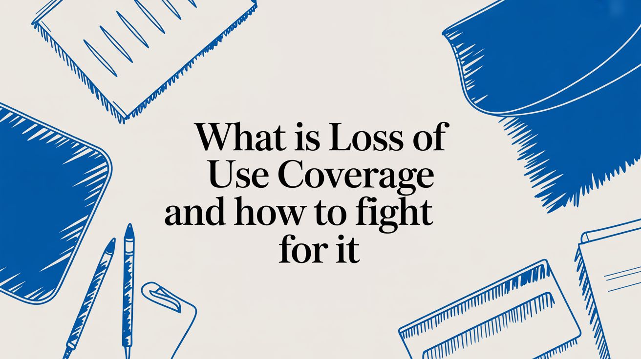 What Is Loss of Use Coverage and How to Fight for It