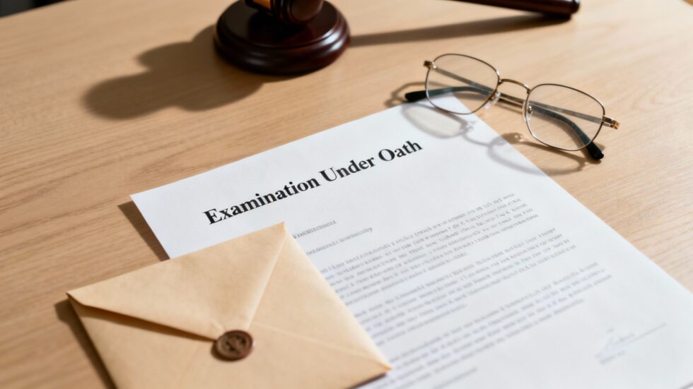 Examination Under Oath: How to Fight Back When Your Insurer Turns on You