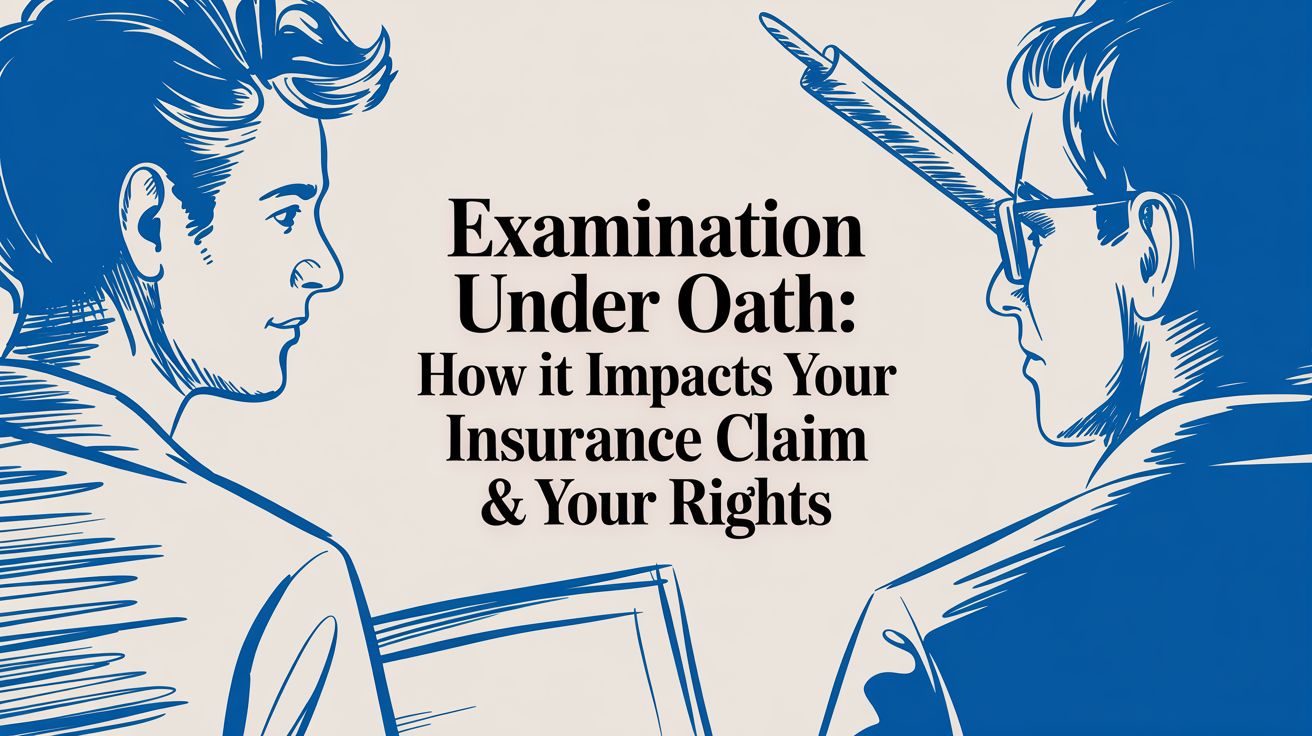 Examination Under Oath: How to Fight Back When Your Insurer Turns on You