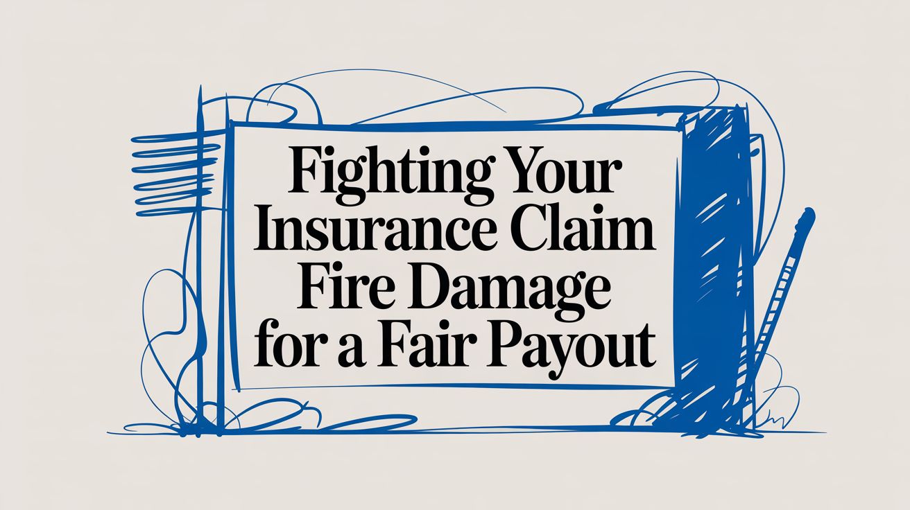 Fighting Back Against a Lowball Insurance Claim Fire Damage Payout