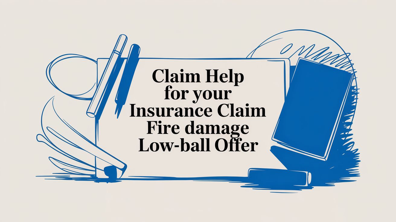 Claim Help For Your Insurance Claim Fire Damage Low-Ball Offer