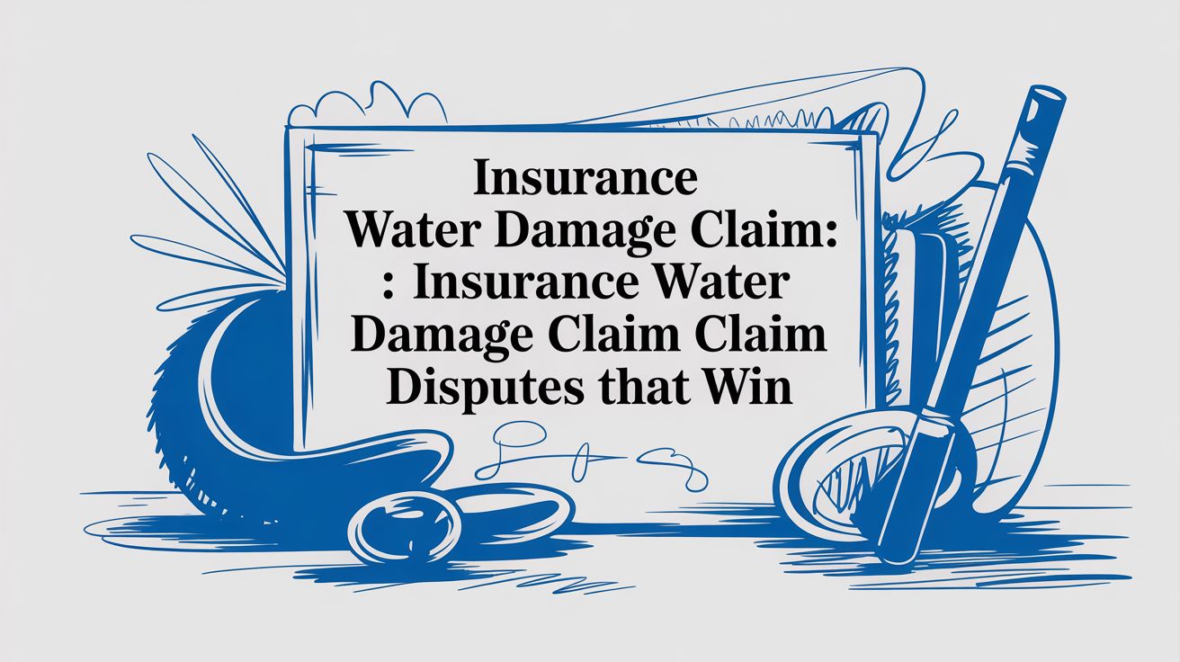 Insurance Water Damage Claim Help: How to Fight a Denied or Low-Ball Offer